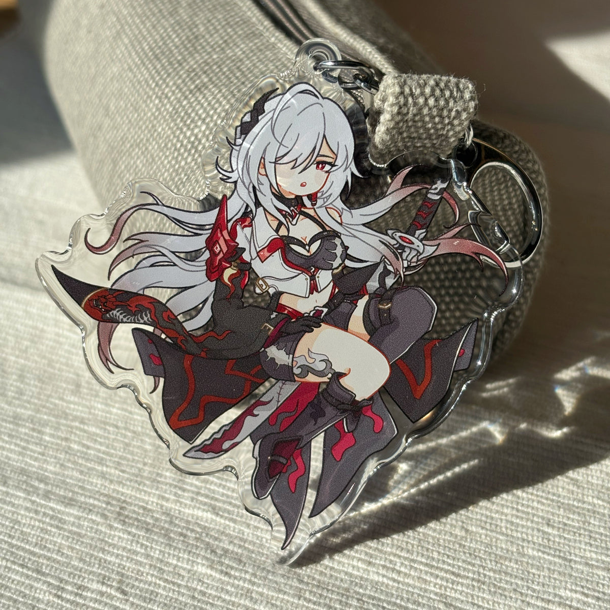 Acheron - Honkai: Star Rail | Double-Sided Acrylic Keychain – Casualrabbit