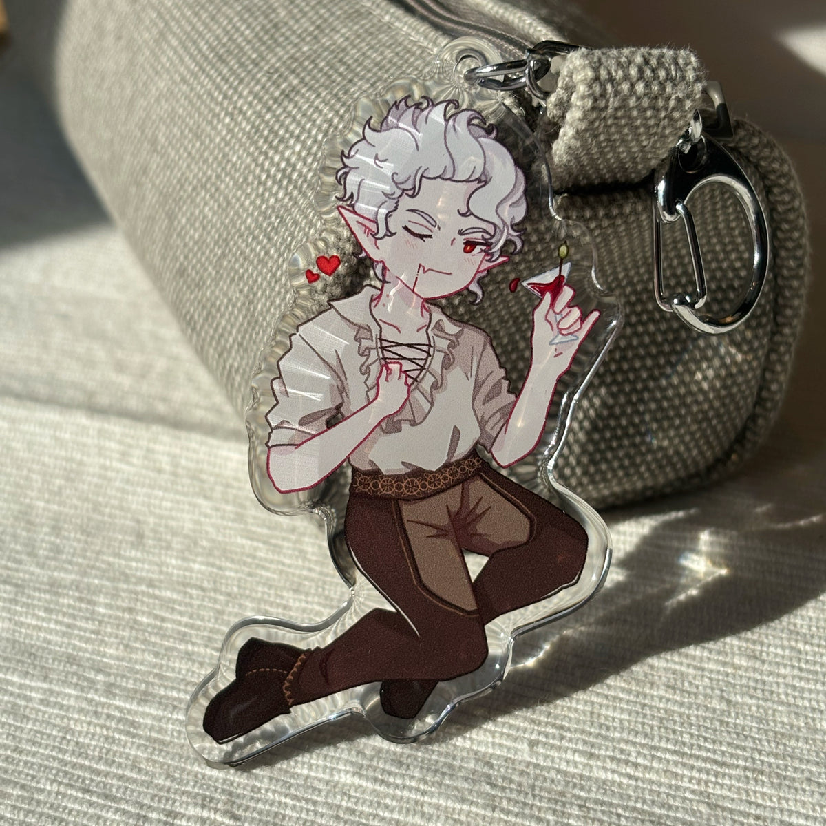 Astarion - Baldur’s Gate 3 | Double-Sided Acrylic Keychain – Casualrabbit