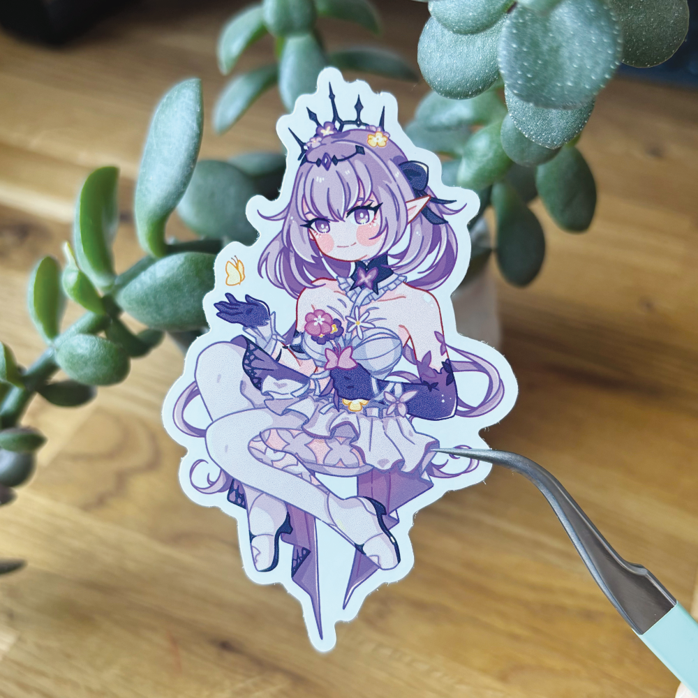 Castorice - Honkai: Star Rail | 7cm Glossy Vinyl Sticker – Casualrabbit
