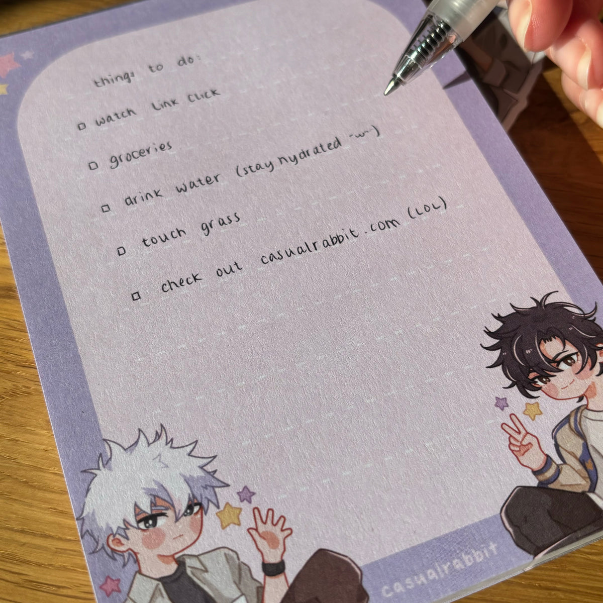 Link Click - A6 Notepad – Casualrabbit